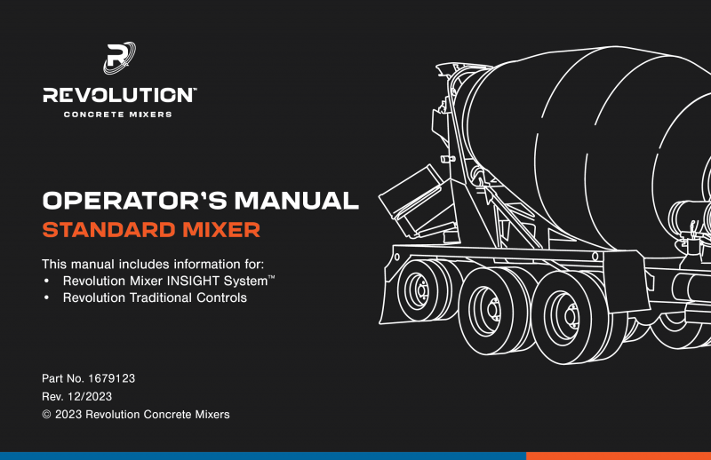 Digital Revolution Mixer Operator’s Kit – Revolution Concrete Mixers